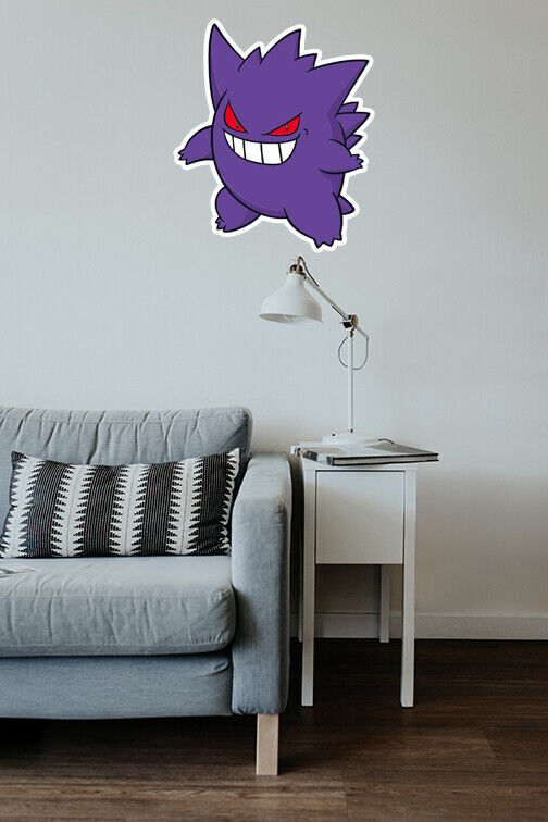 Pokemon Stickers Gengar / Vinyl Decal | 10 Sizes!! TRACKING FAST SHIP ...