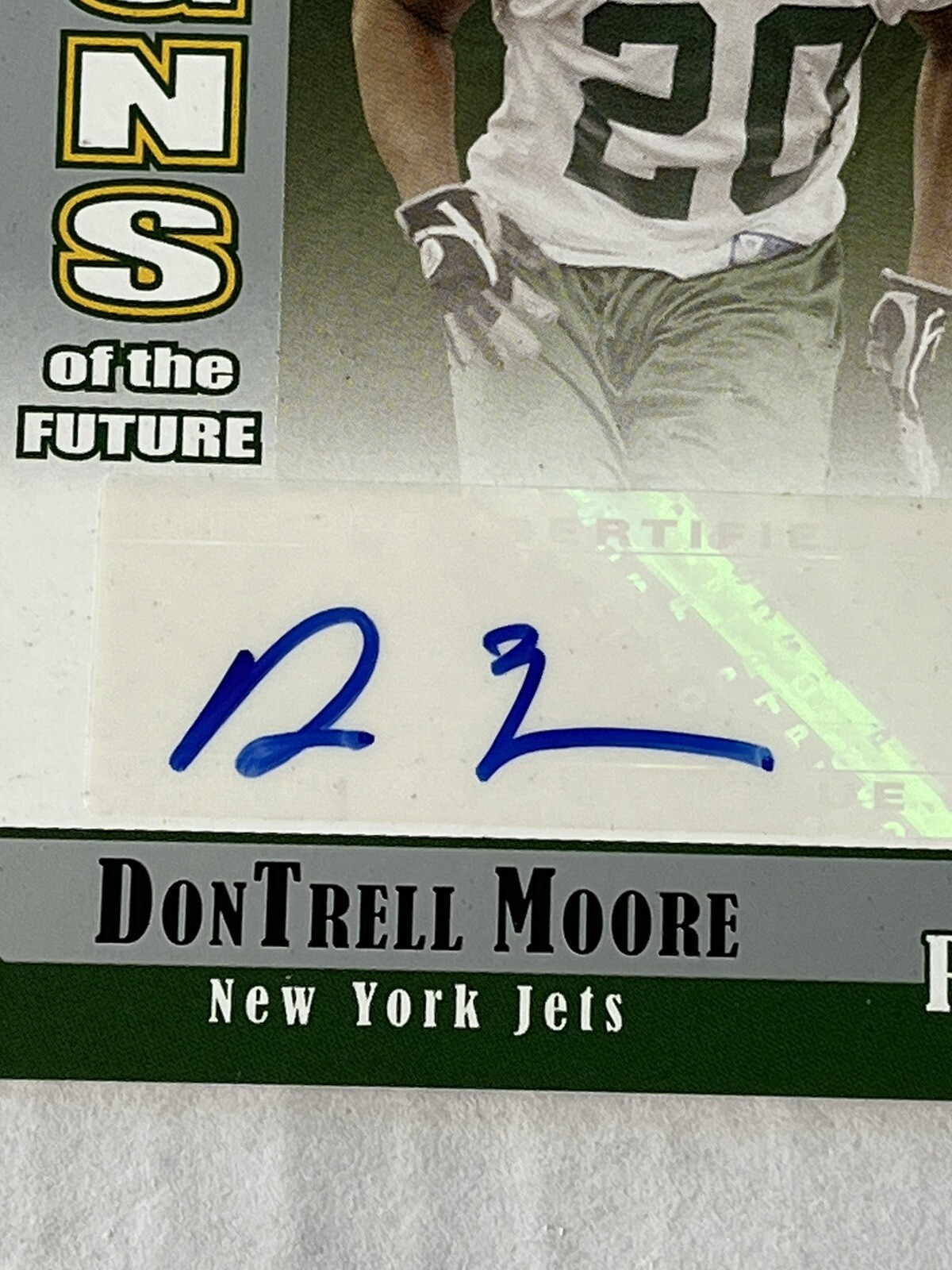 DonTrell Moore 2006 Bowman Signs of the Future Autograph Auto SP New ...