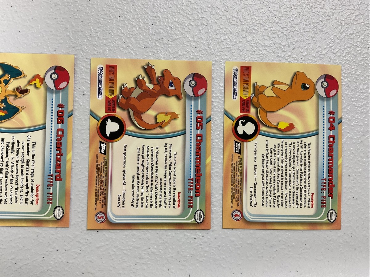 Charmander Charmeleon Charizard Tapet