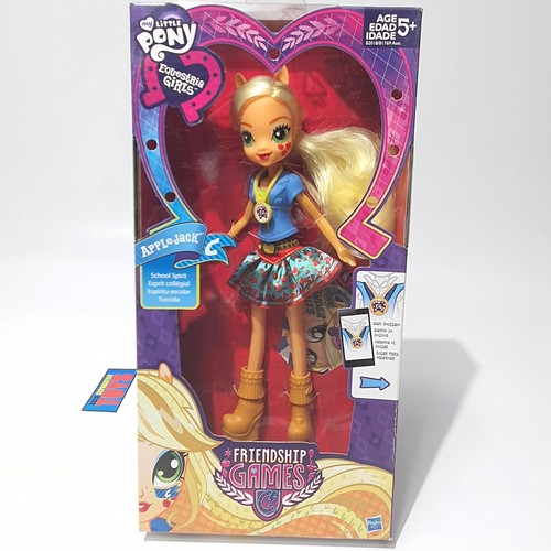 My Little Pony Equestria Girls APPLEJACK doll School Spirit Friendship ...