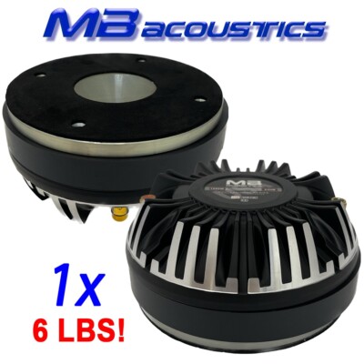 1x Titanium Compression Drivers, 2" VC, 8Ω, 1000W Bolt-On 2" throat MB ...
