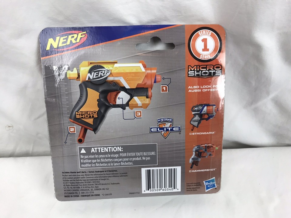 Nerf N-Strike MicroShots Firestrike Series 1 Blaster by Hasbro Ages 8 ...