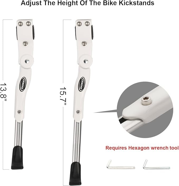 Mountain Bike Road Bike Side Stand ANWONE Bike Kickstand 22-28 Inch ...