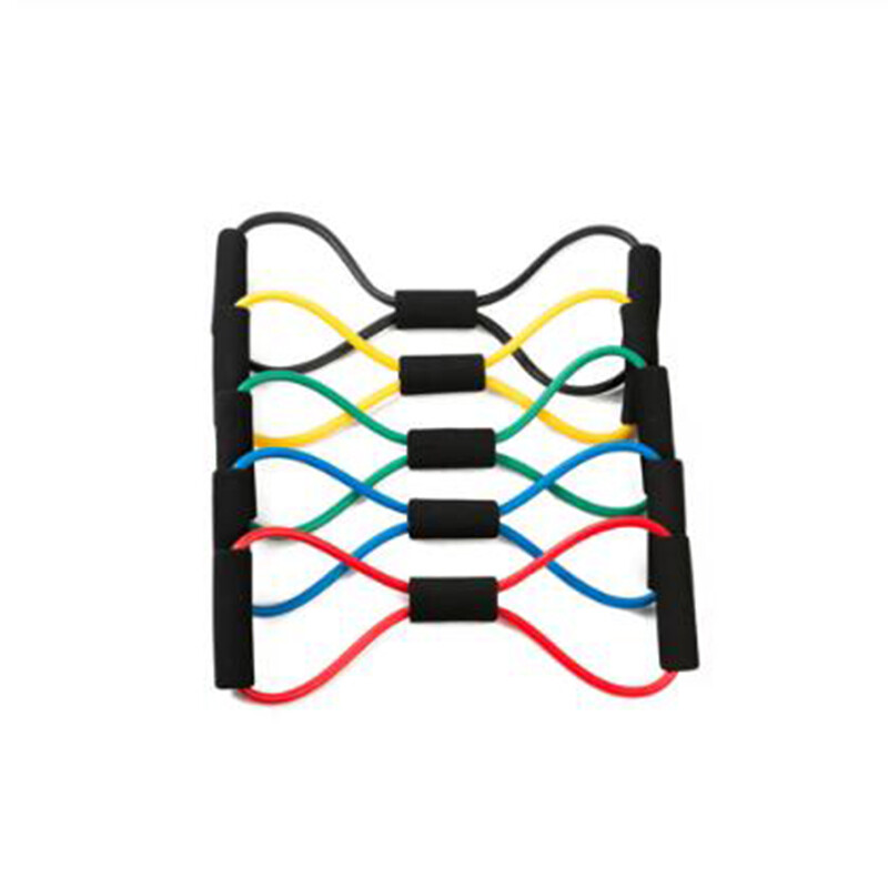 Yoga Resistance Bands 8-shaped Chest Expander for Body Building Home ...