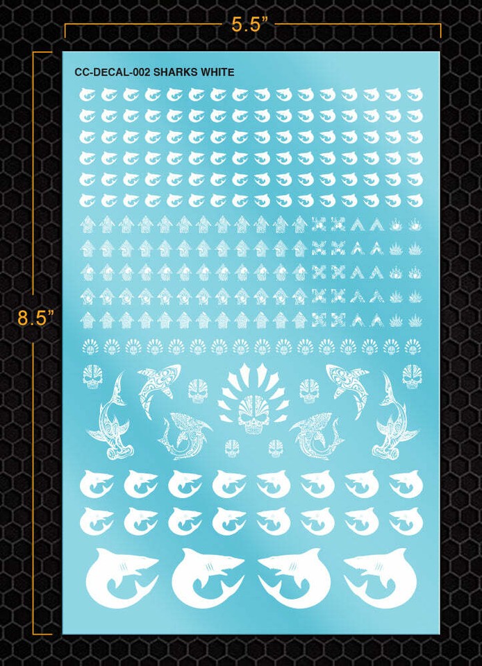 Chapter Customizer Space Sharks bits Compatible w/ Warhammer 40k Space ...