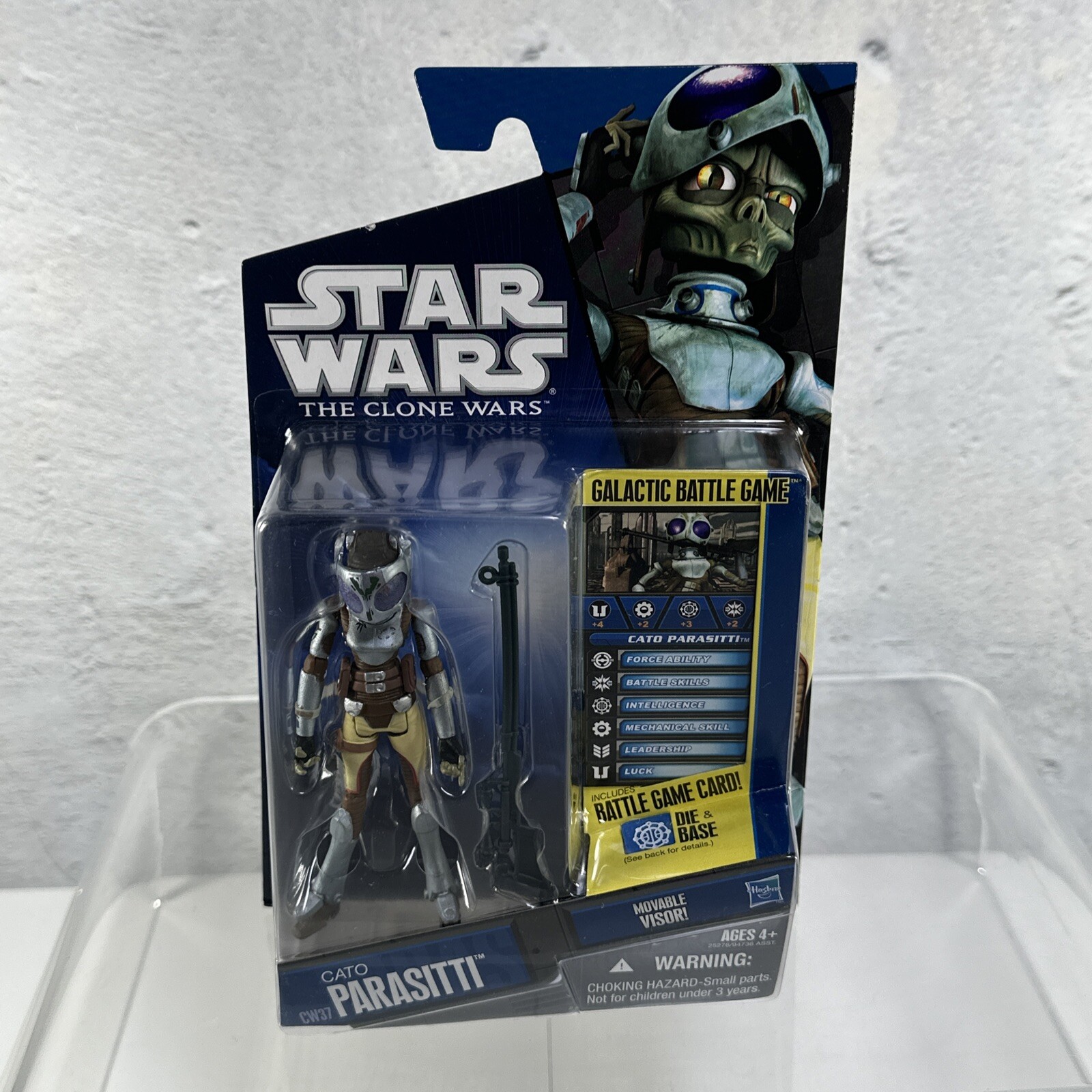 New 2010 Hasbro Star Wars The Clone Wars 3.75 Cato Parasiti Action ...