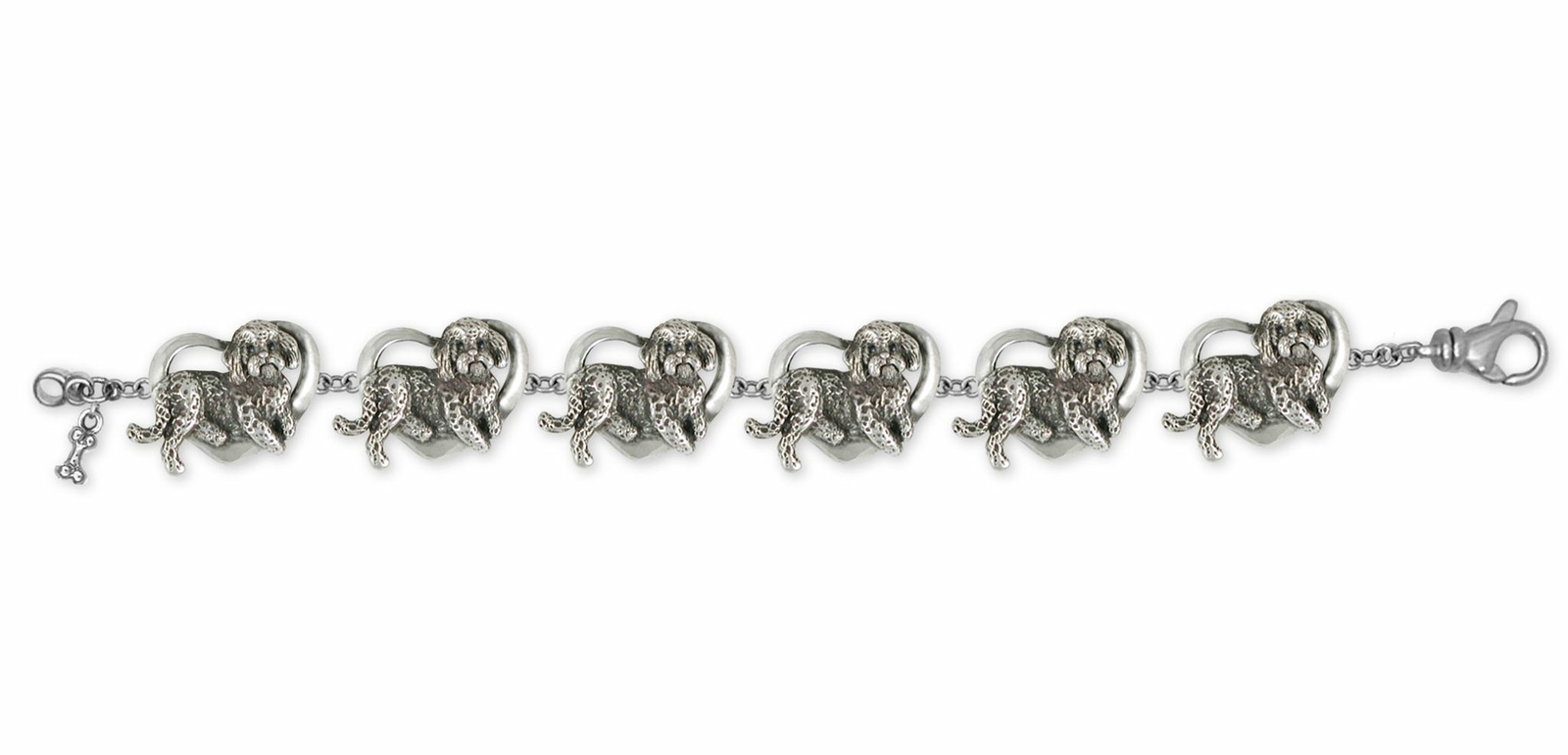 Labradoodle Bracelet Jewelry Sterling Silver Handmade Dog Bracelet LDD6 ...