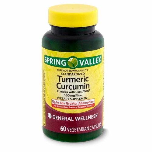 Spring Valley Turmeric Curcumin Complex with CurcuWin Dietary ...