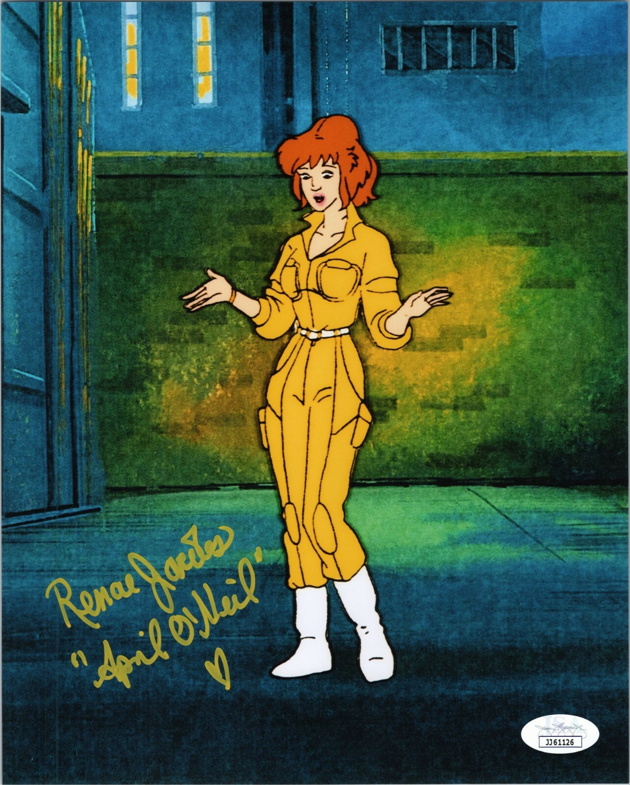 RENAE JACOBS Signed "APRIL ~ Teenage Mutant Ninja Turtles" 8x10 Photo ...