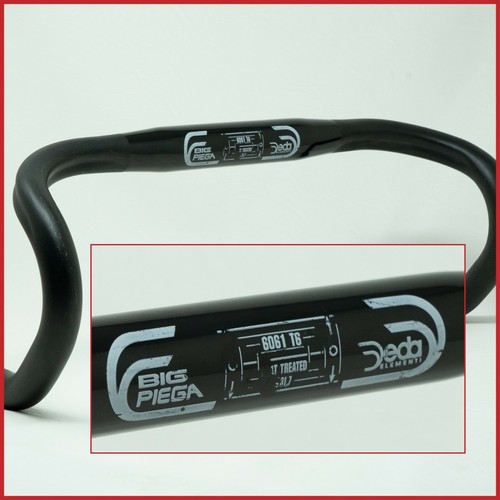 DEDA BIG PIEGA 31.7 HANDLEBAR BARS ROAD RACING VINTAGE OLD OVERSIZE ...