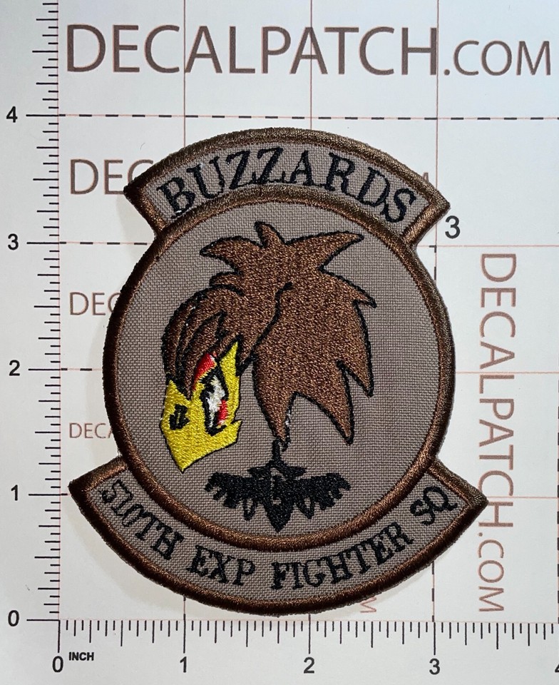 USAF DCU 510th Expeditionary Fighter Sq Buzzards Patch Hook & Iron-On ...
