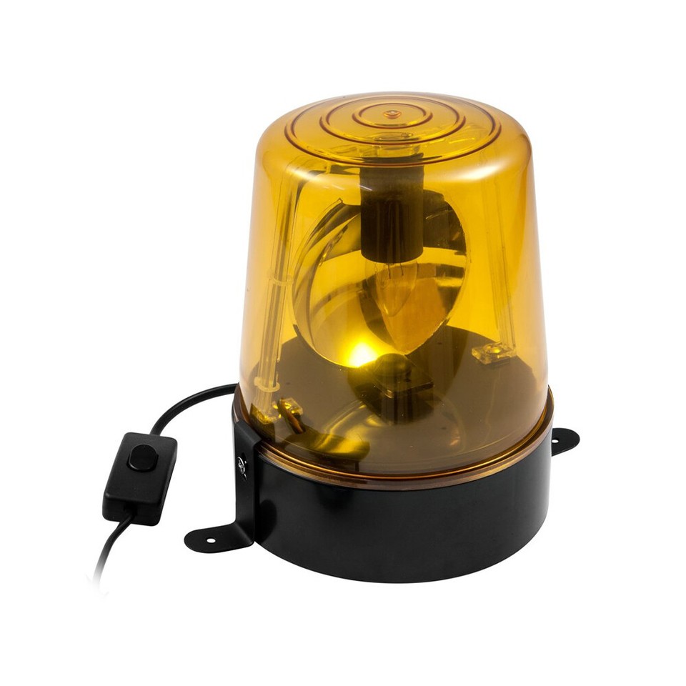 Eurolite LED Police Light Yellow DE-1 Beacon Revolving Lighting Effect ...