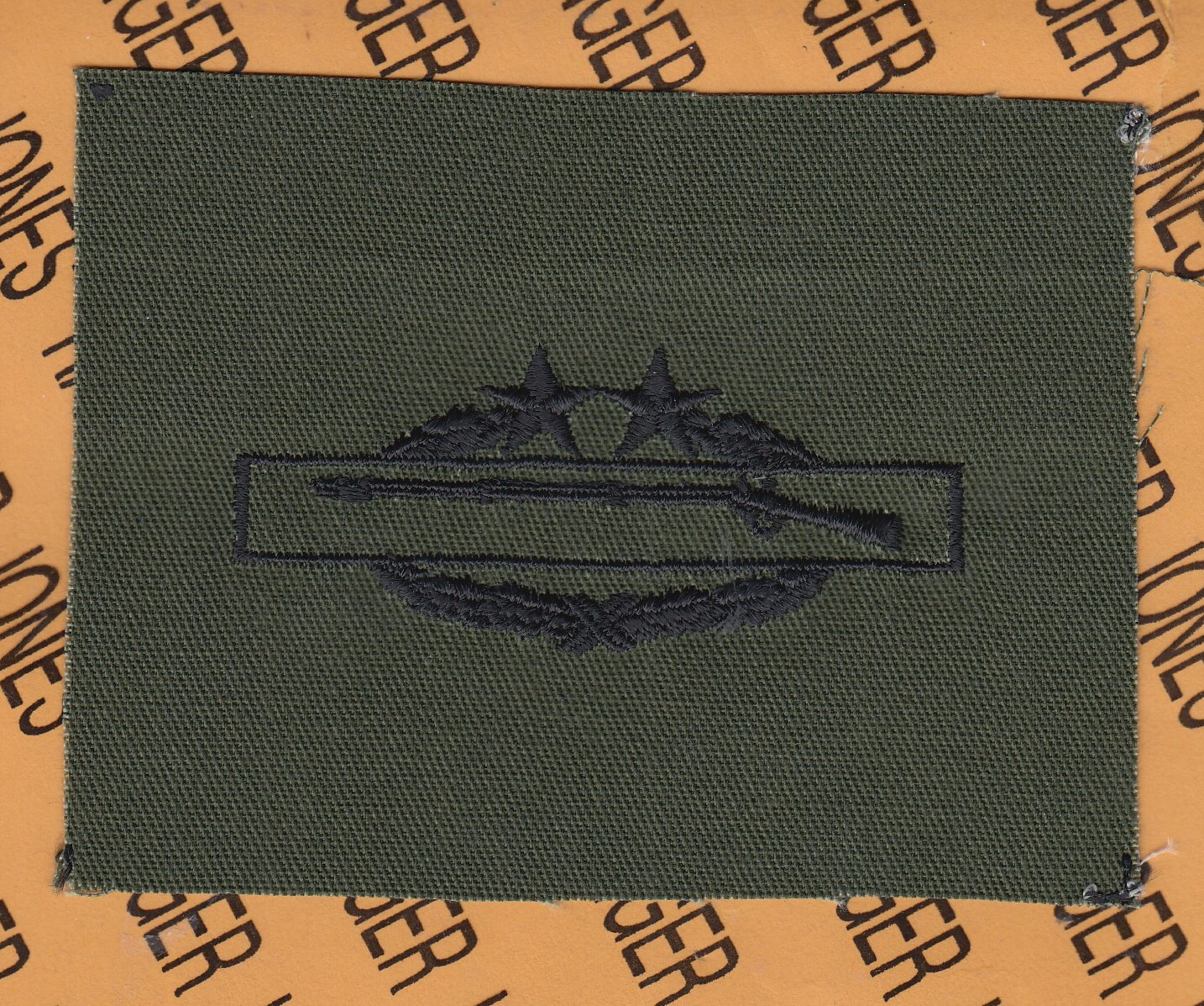 US Army CIB Combat Infantrymans Badge 3rd Award OD Green BDU cloth ...