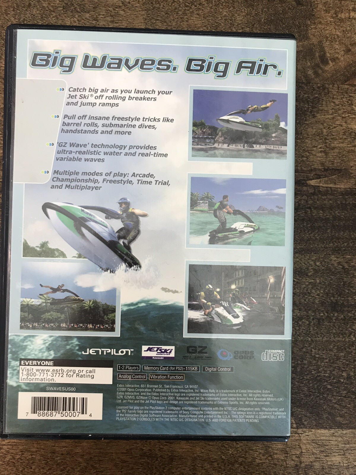 Wave Rally (Sony PlayStation 2, 2001) PS2 Game Complete With Manual ...