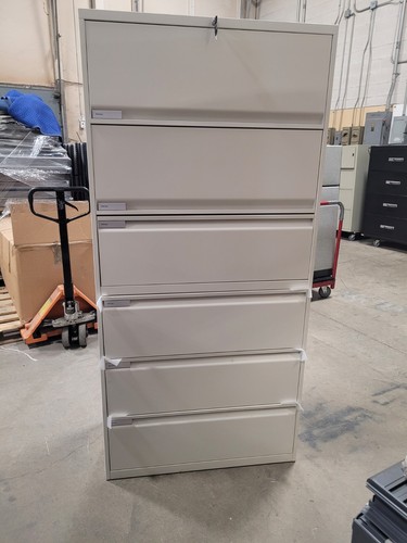 Teknion Leverage 6 Drawer Lateral File Cabinets | eBay