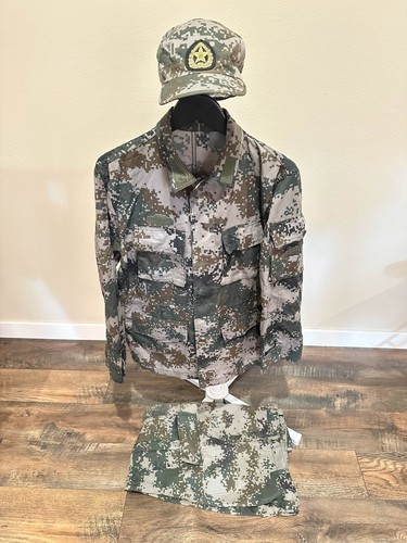 Chinese Army PLA Named Type 07 Universal Camo Uniform Set w/ Cap 59 ...