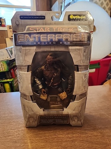 Star Trek Enterprise Broken Bow Klaang Klingon Warrior Art Asylum New ...