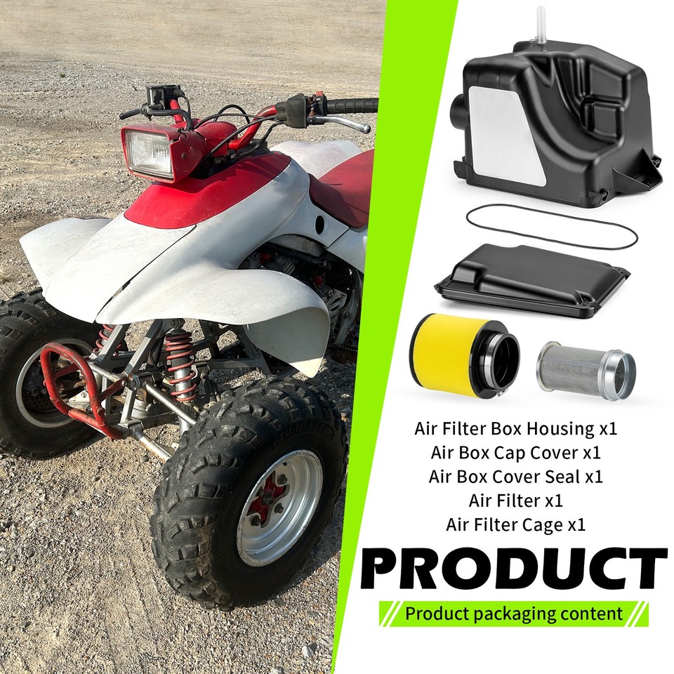 Air Box & Air Filter Assembly for Honda Sportrax 300 TRX300EX 2x4 1993 ...