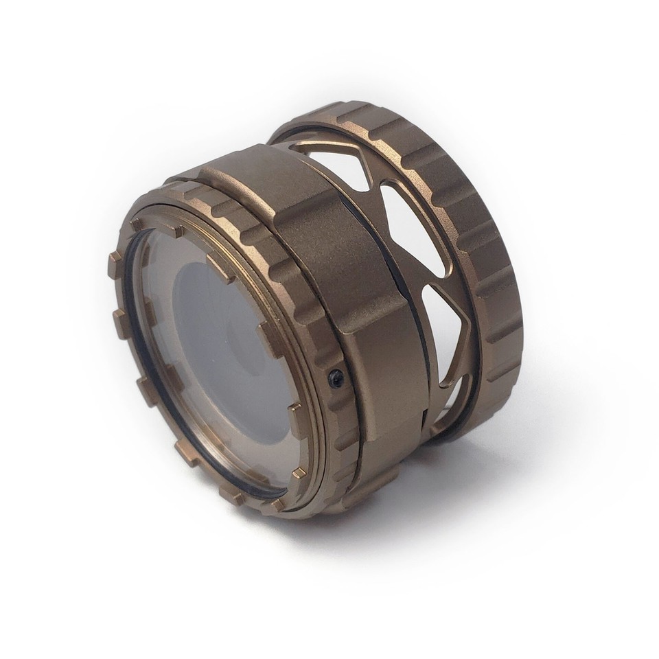 2x NVG Scope Caps with Adjustable Iris Aperture Focus PVS31 Night ...