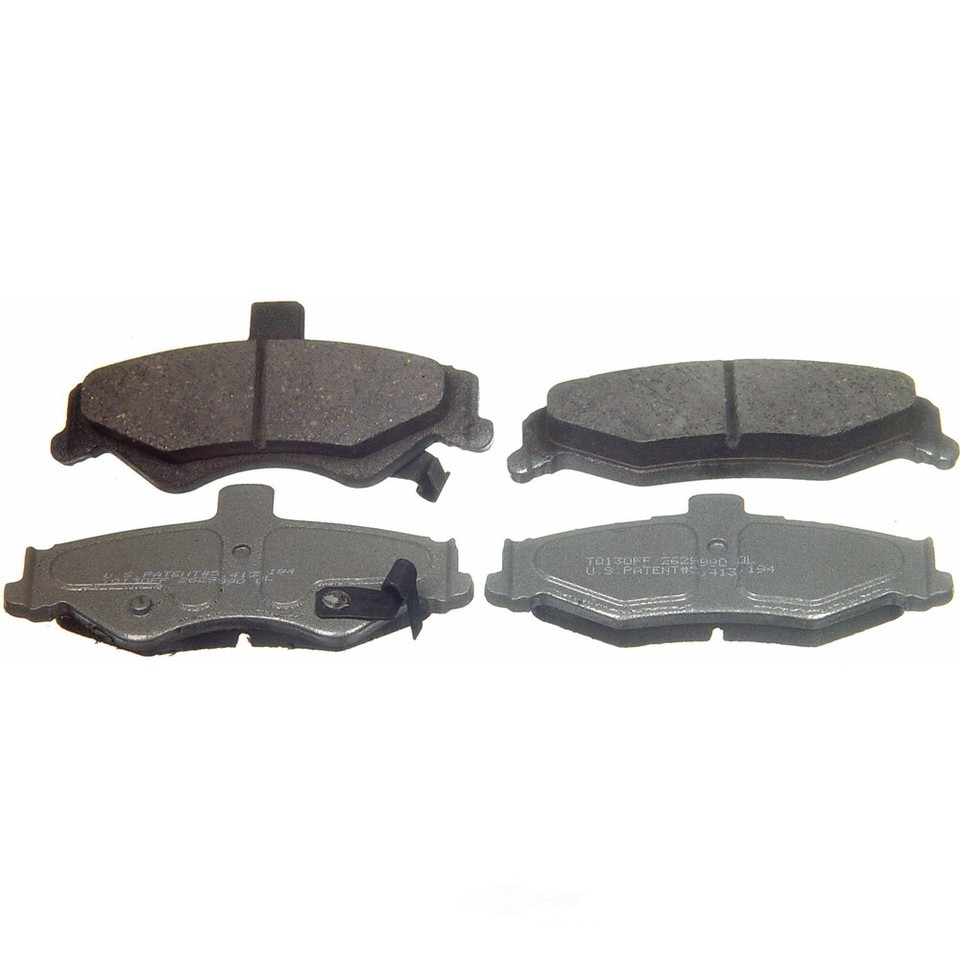 WAGNER TQ QC750 Premium Ceramic Rear Disc Brake Pads With NO Hardware ...