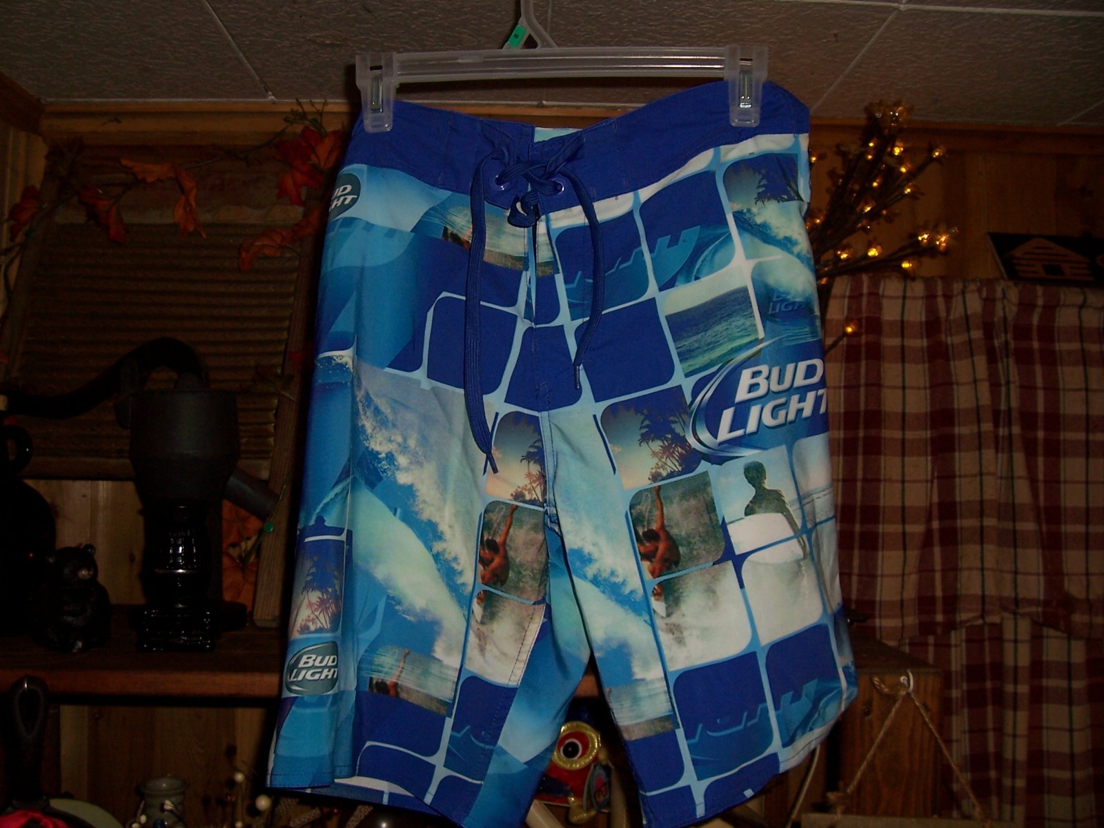 BUD LIGHT MENS SWIMMING TRUNKS SIZE 28-30 BEACHWEAR MENS SUMMER APPAREL ...