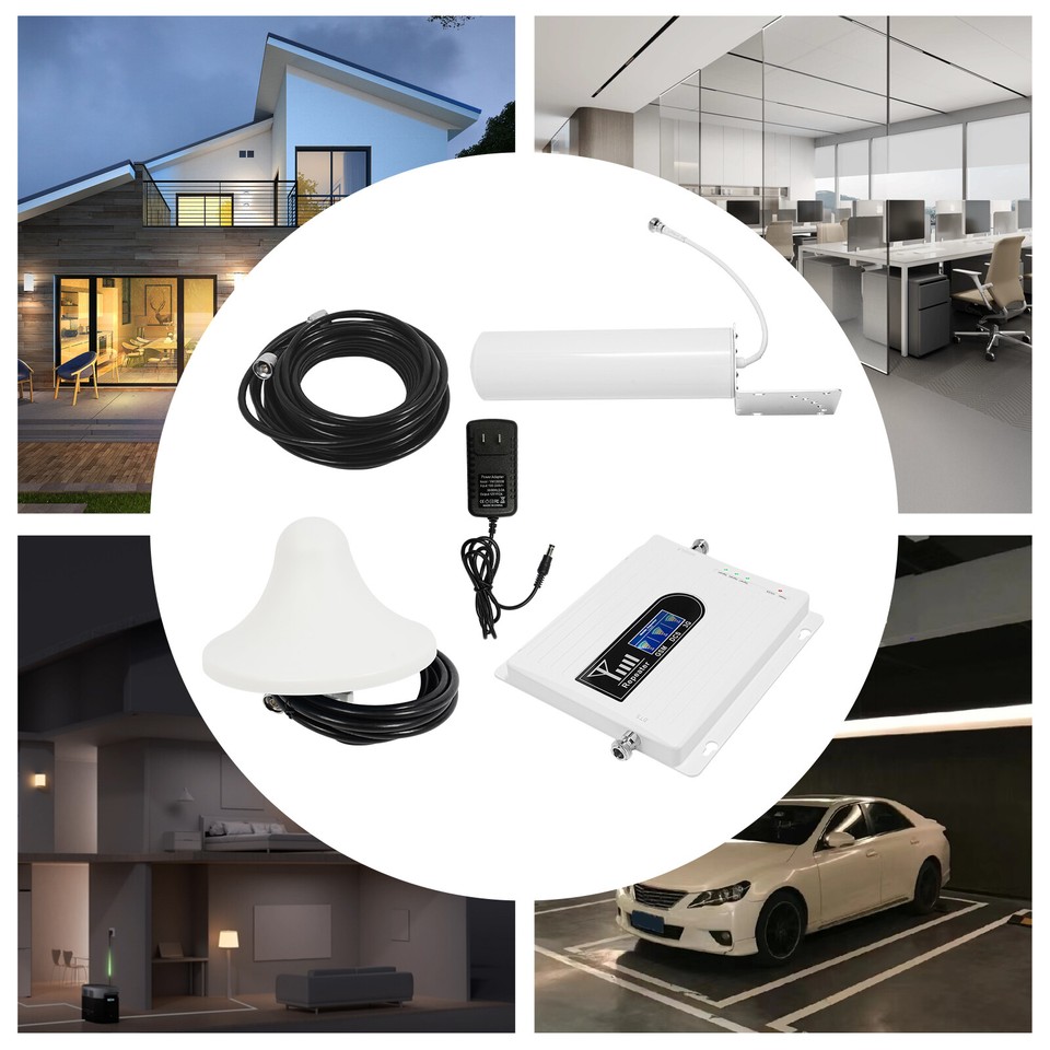 Cell Phone Booster Cellular Signal Repeater 3G 4G 5G Cellular Signal ...