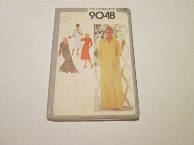 Vintage Simplicity Pattern #9048 Misses Robe 2 Lengths Size 6-8 UNCUT ...
