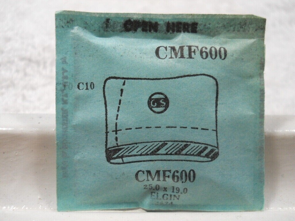 SUC RMY325 GS CMF600 Watch Crystal Fit Elgin 4624 - 25.1 x 19.0 mm ...