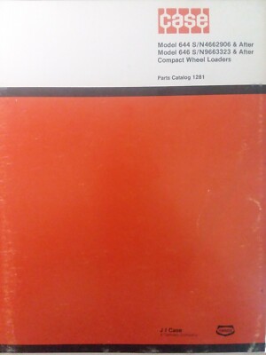 Case 644 sn 9662906-up& 646 9663323-up Compact Wheel Loader Tractor ...