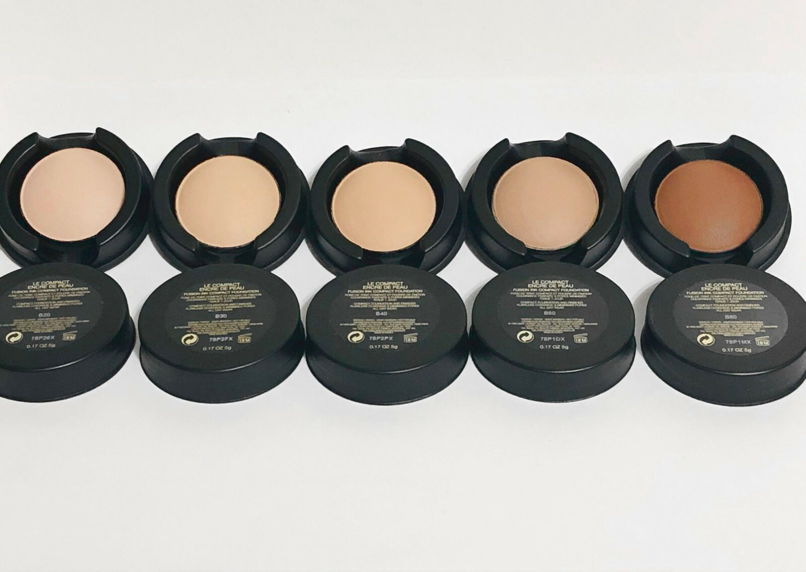 YSL Fusion Ink Compact Foundation #B60 Travel Size 5g Yves Saint ...