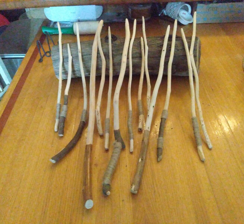 14 Handmade Magic Wands made from Eastern Hemlock Tree Wood Branches | eBay