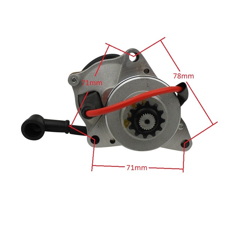 250cc Or Less 3-Wheeler ATVs Small ATV Starter Motor - 3 Bolt Upper ...