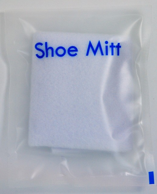 10 X Shoe Shine Cloth Shoe Mitt Shoe Cleaning B&b Travel Hotel Car ...