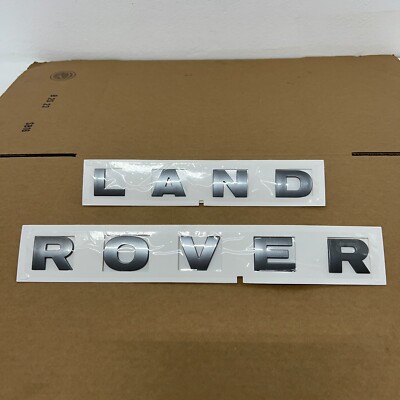 DAB500290 & DAB500300 AFT-LAND ROVER FRONT HOOD DECAL NAME PLATE ...