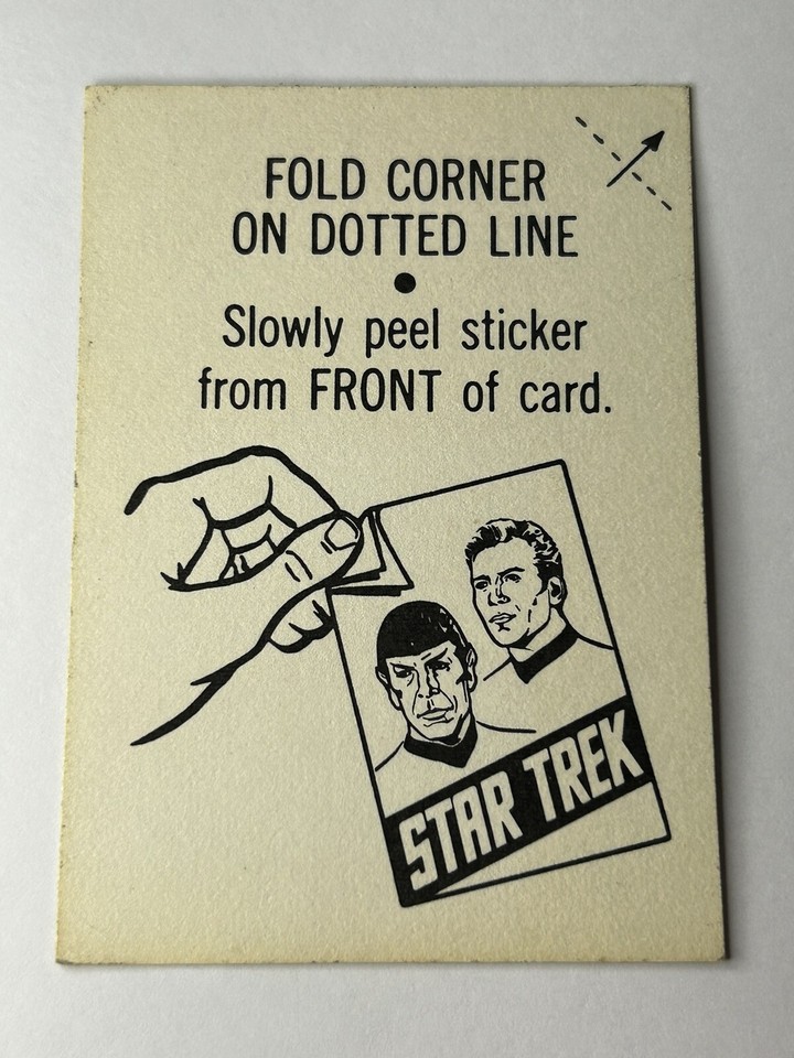 1976 Topps Star Trek Stickers Spock Lives! #19 A262 | eBay
