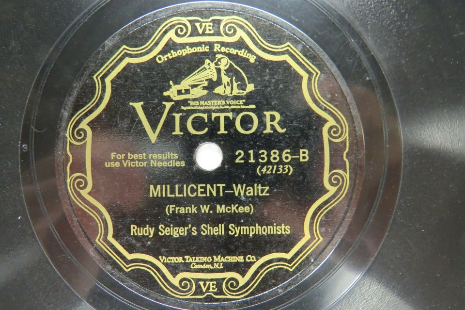 Rudy Seiger's Shell Symphonists - VICTOR 21386 - Nights of Gladness ...