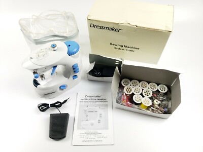 Dressmaker Portable Sewing Machine Style 1100H White | eBay
