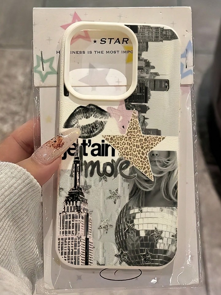 Galaxy A23 5G Transparent Collage Phone Case With Lips Cherries Stars ...