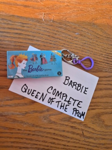 vintage 1999 The Barbie Game Keychain Queen of the Prom Replica ...