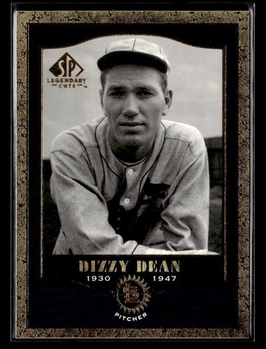 2001 SP Legendary Cuts #12 Dizzy Dean Card St. Louis Cardinals | eBay
