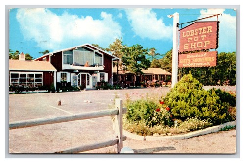 Lobster Pot Shop Restaurant Cape Cod Massachusetts MA Chrome Postcard ...