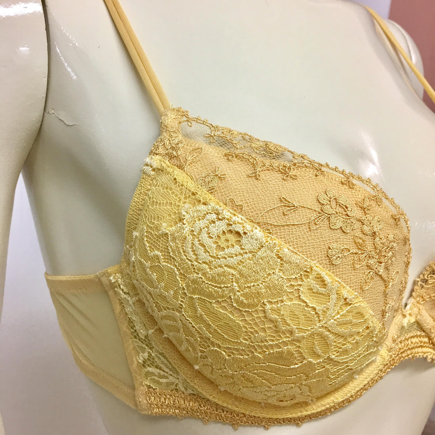 LA PERLA Maharani Gold Lace Push Up Bra 931 * 36B * MSRP $195 | eBay