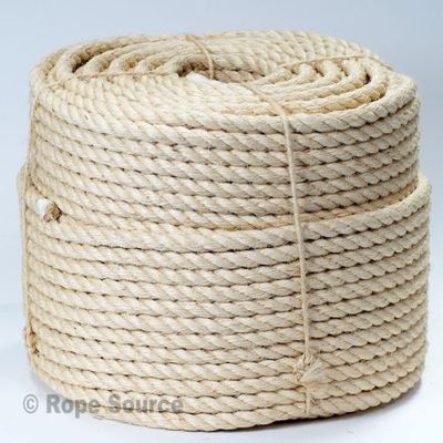 NATURAL SISAL DECKING ROPE 6mm 8mm 10mm 12mm 14mm 16mm 18mm 20mm 24mm ...