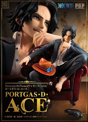 Mega House Portrait.of.pirates One Piece soc Portgas D.ace Pop 1/8 ...
