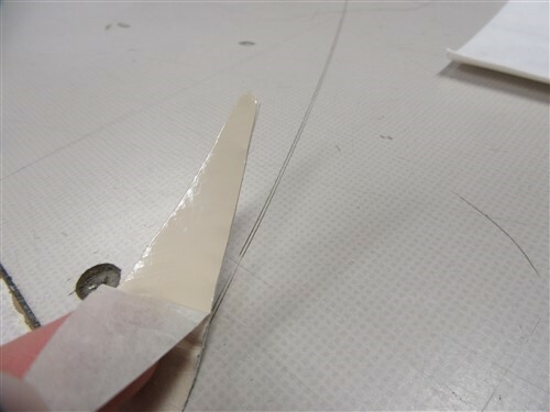 SHARPLINE FENCE DECAL PAIR (2) PORT & STARBOARD CREAM 105" X 11 1/2 ...