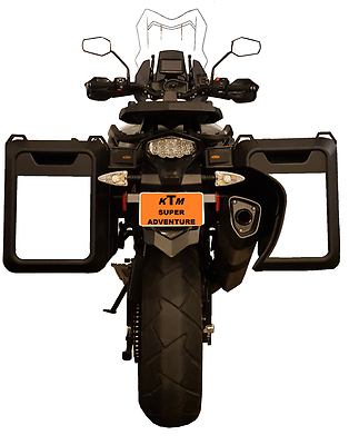 KTM Super Adventure Pannier reflective decal kit hardbag | eBay