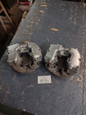 Harley Ironhead Heads 900cc Loaded Rocker Boxes OEM Sportster 16682-71 ...