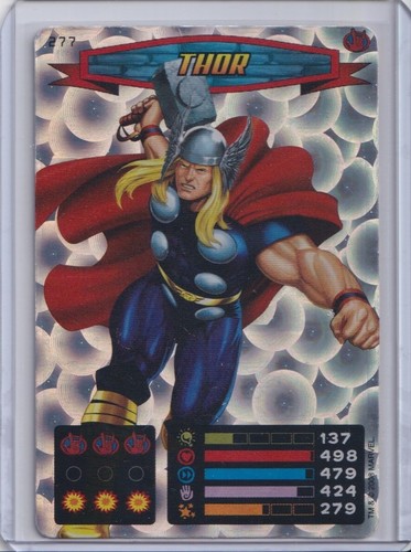 2008 SPIDERMAN HEROES AND VILLAINS POLISH EXCLUSIVE COSMIC CARD THOR ...