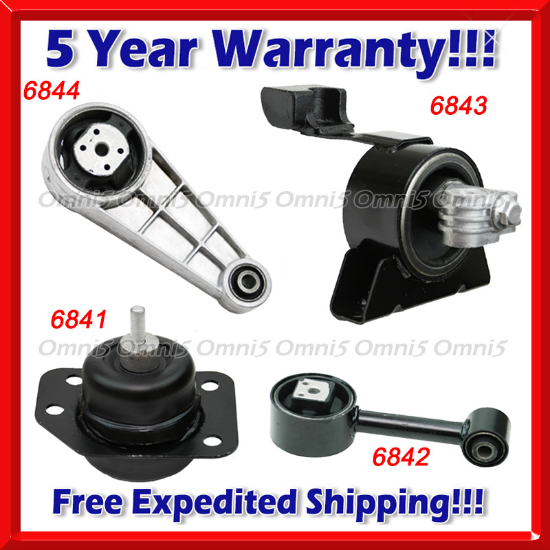 K858 Fits 2004-2010 Chevrolet Optra 2.0L Motor & Transmission Mount Set ...