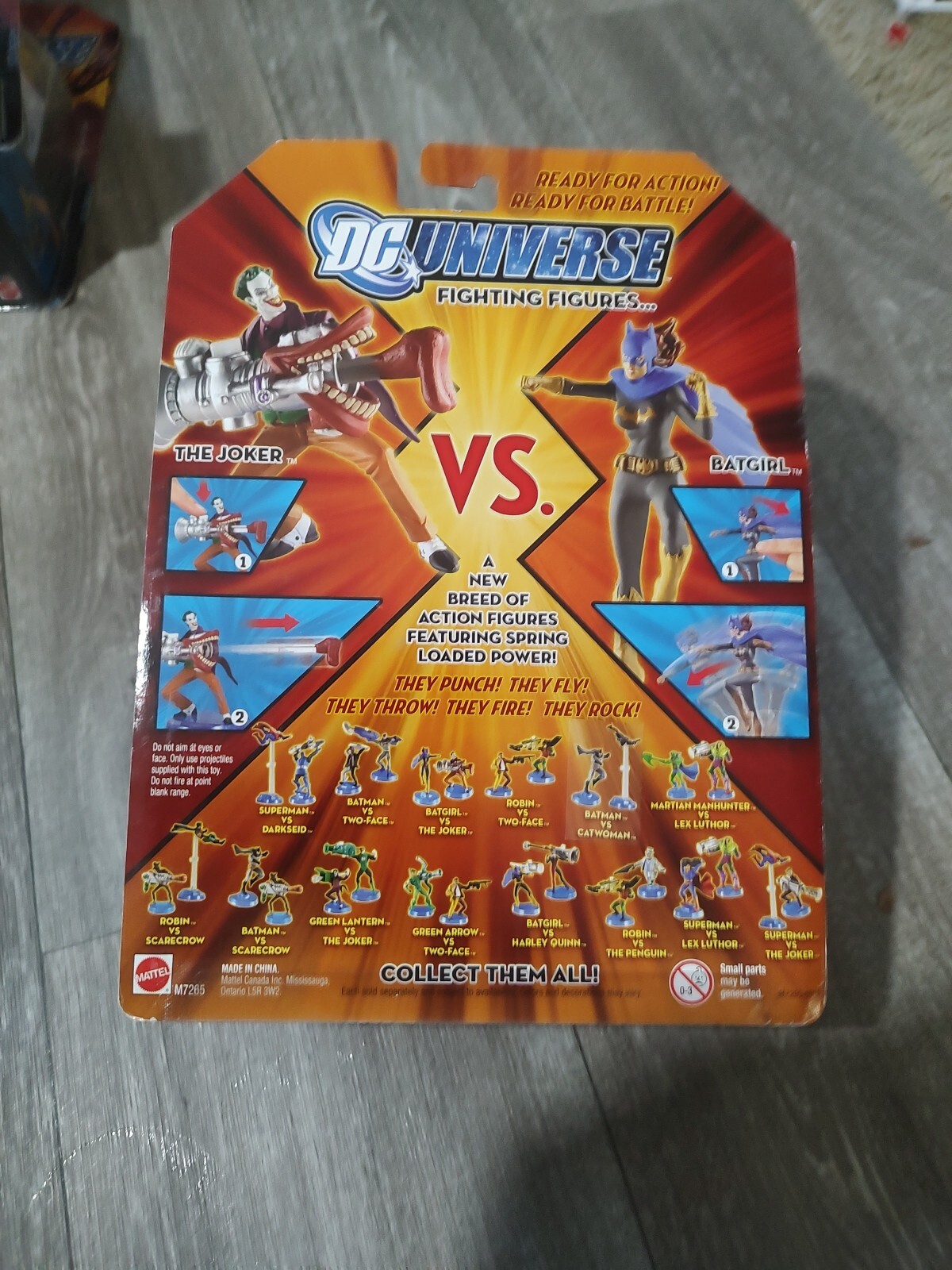 2007 Mattel DC Universe Fighting Figures Joker vs Batgirl action ...